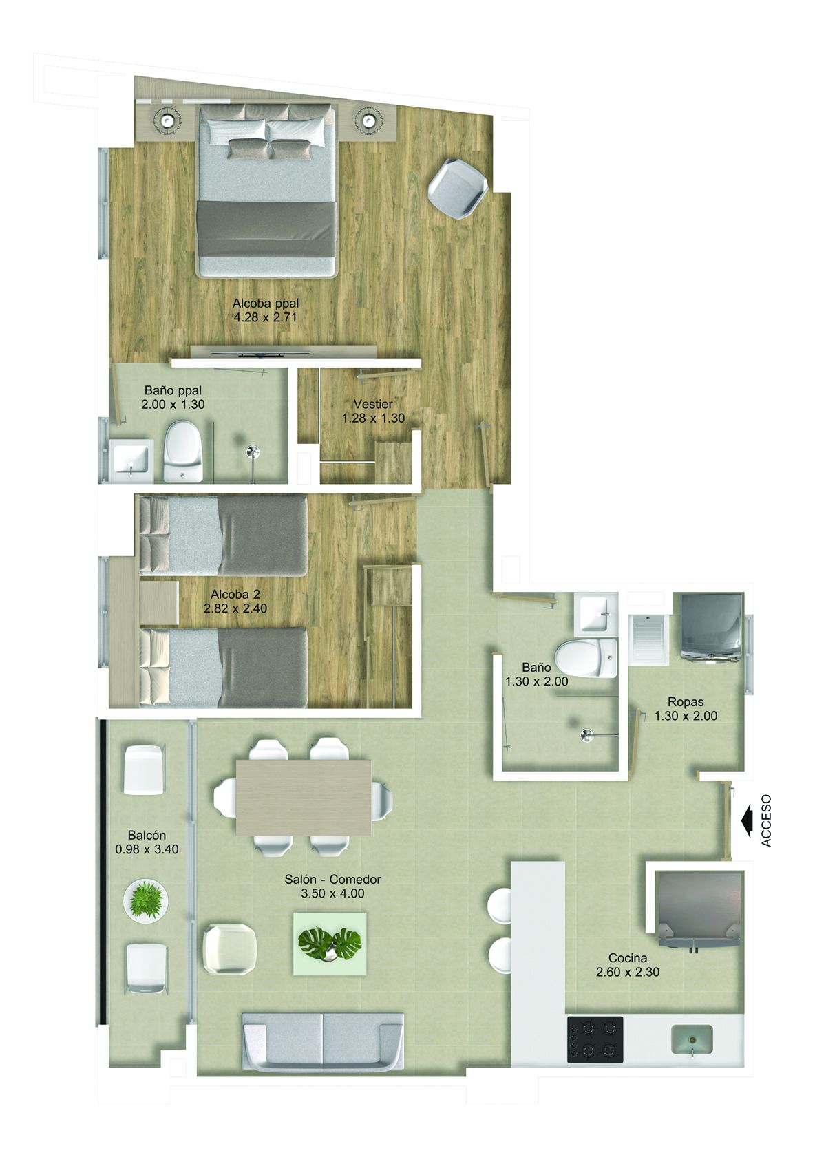 Urbanity, proyecto de Apartamentos en Santa Fe | Constructora CAPITAL ...
